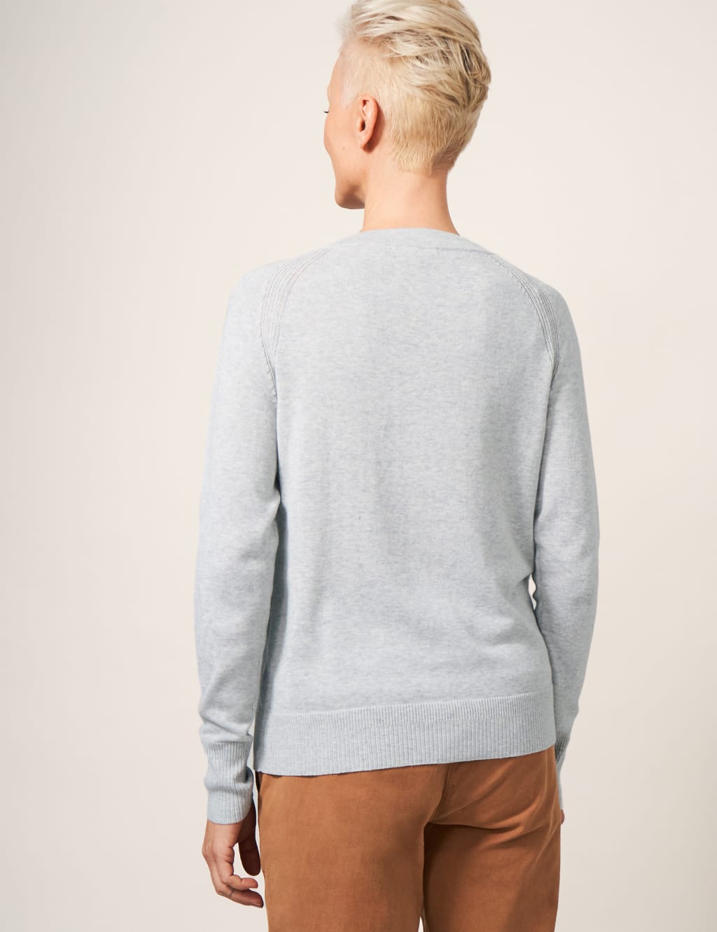 Pure Cotton Crew Neck Cardigan | White Stuff | M&S