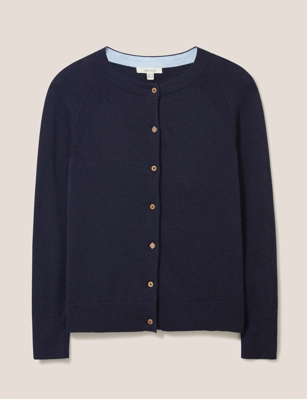 Pure Cotton Crew Neck Cardigan | White Stuff | M&S