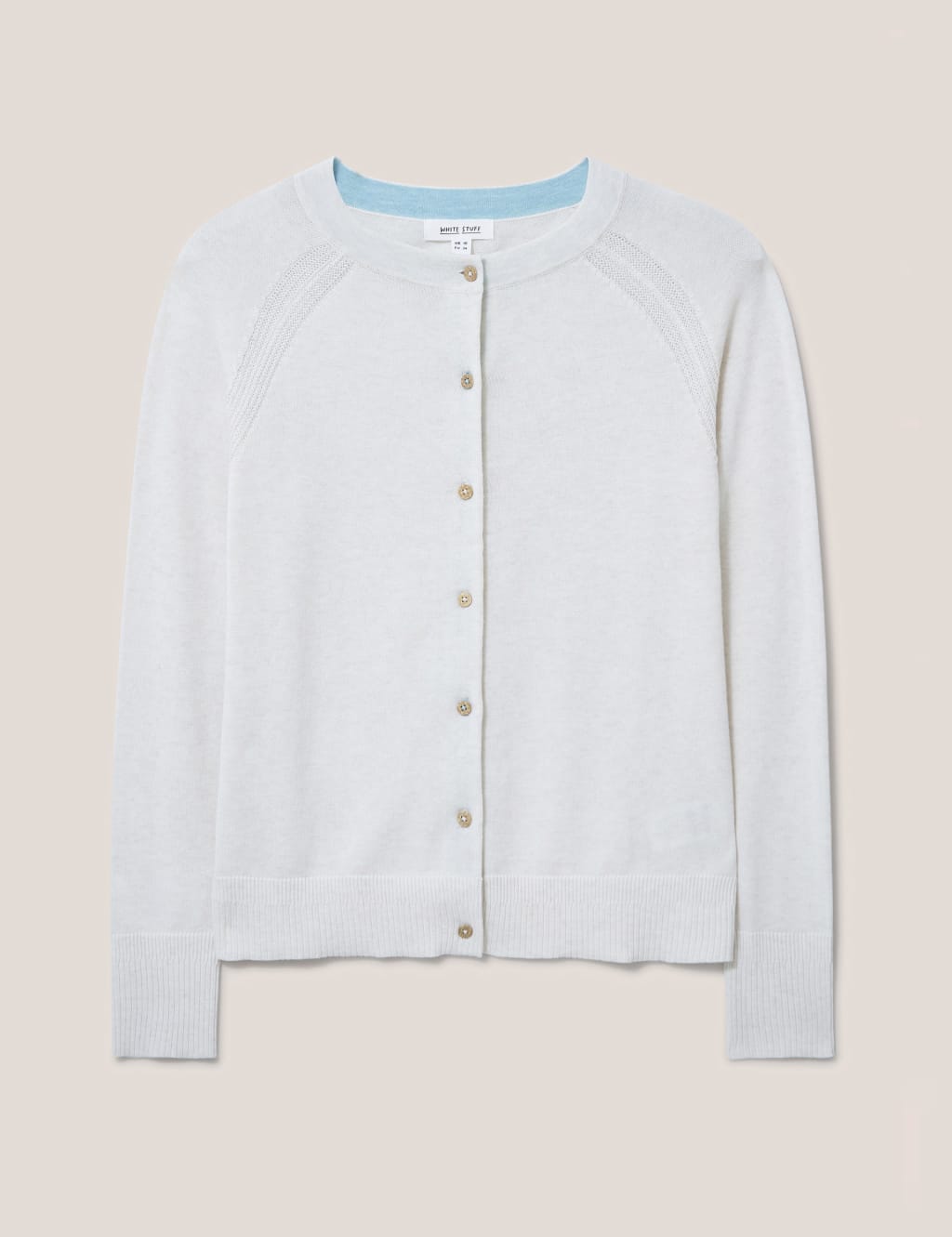Pure Cotton Crew Neck Cardigan | White Stuff | M&S