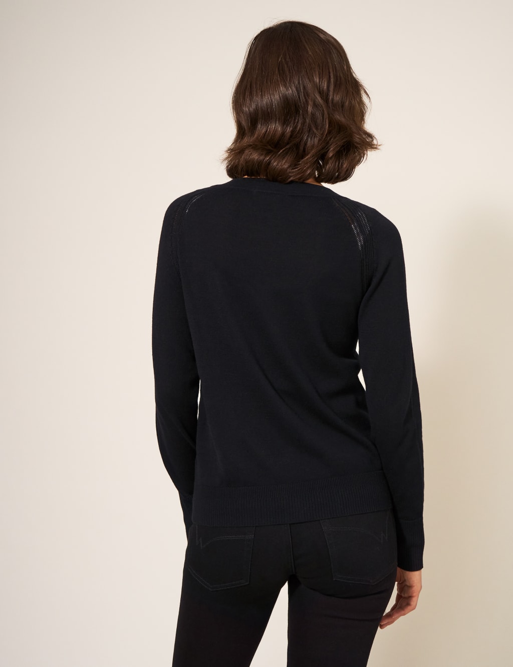 Pure Cotton Crew Neck Cardigan | White Stuff | M&S