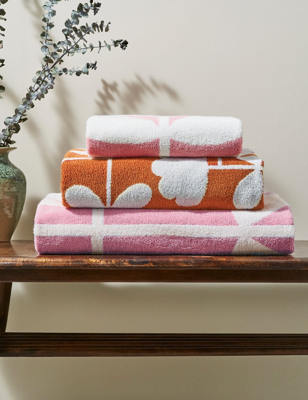 Pure Cotton Cut Stem Bath Towel | Orla Keily | M&S