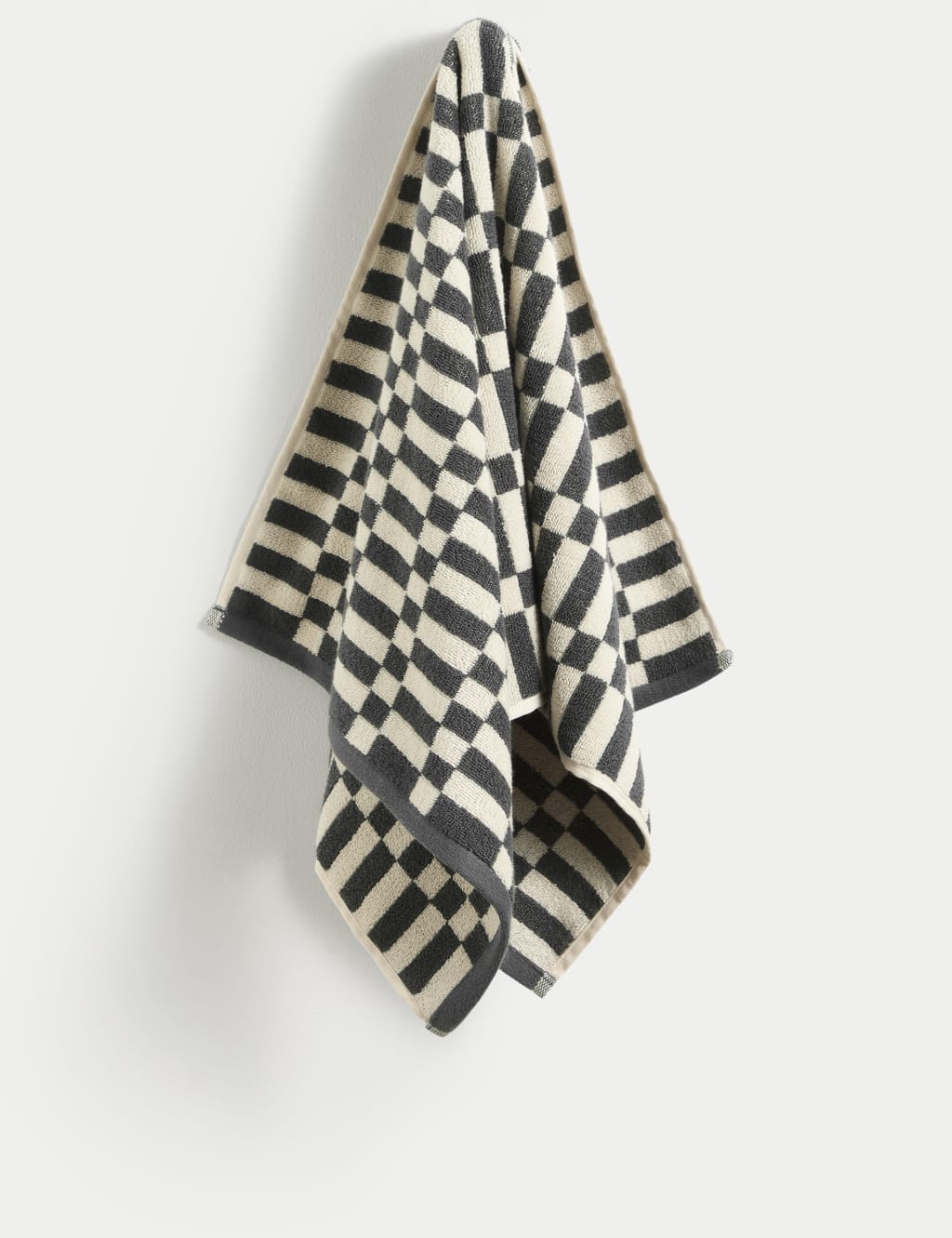Pure Cotton Geometric Towel | M&S Collection | M&S