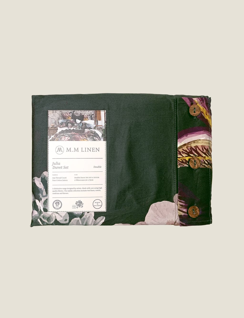 Pure Cotton Julia Bedding Set | MM Linen | M&S