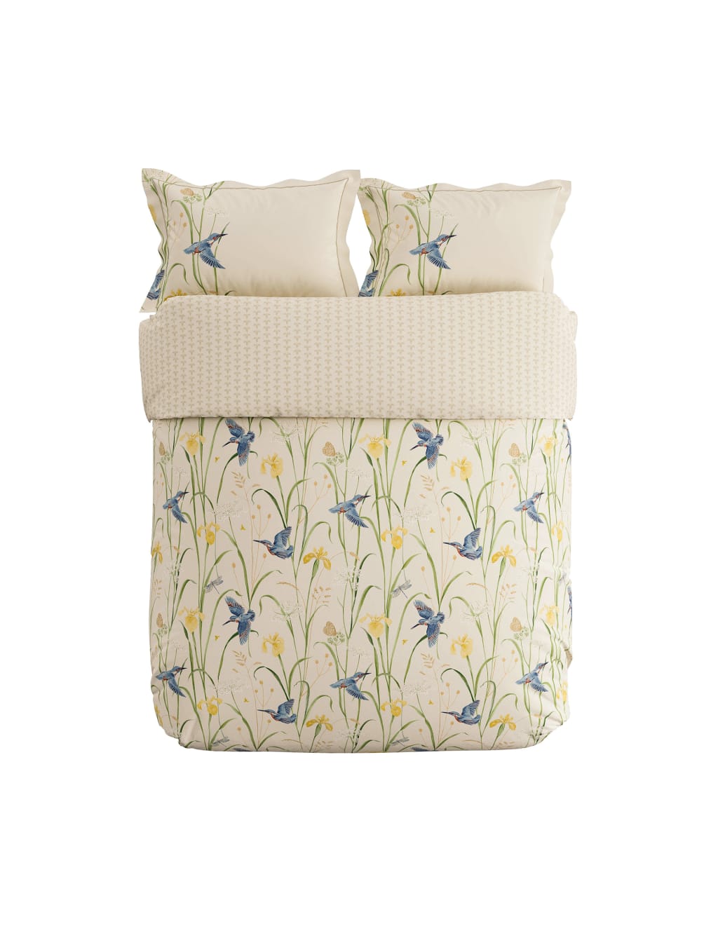 Pure Cotton Kingfisher & Iris Bedding Set | Sanderson | M&S