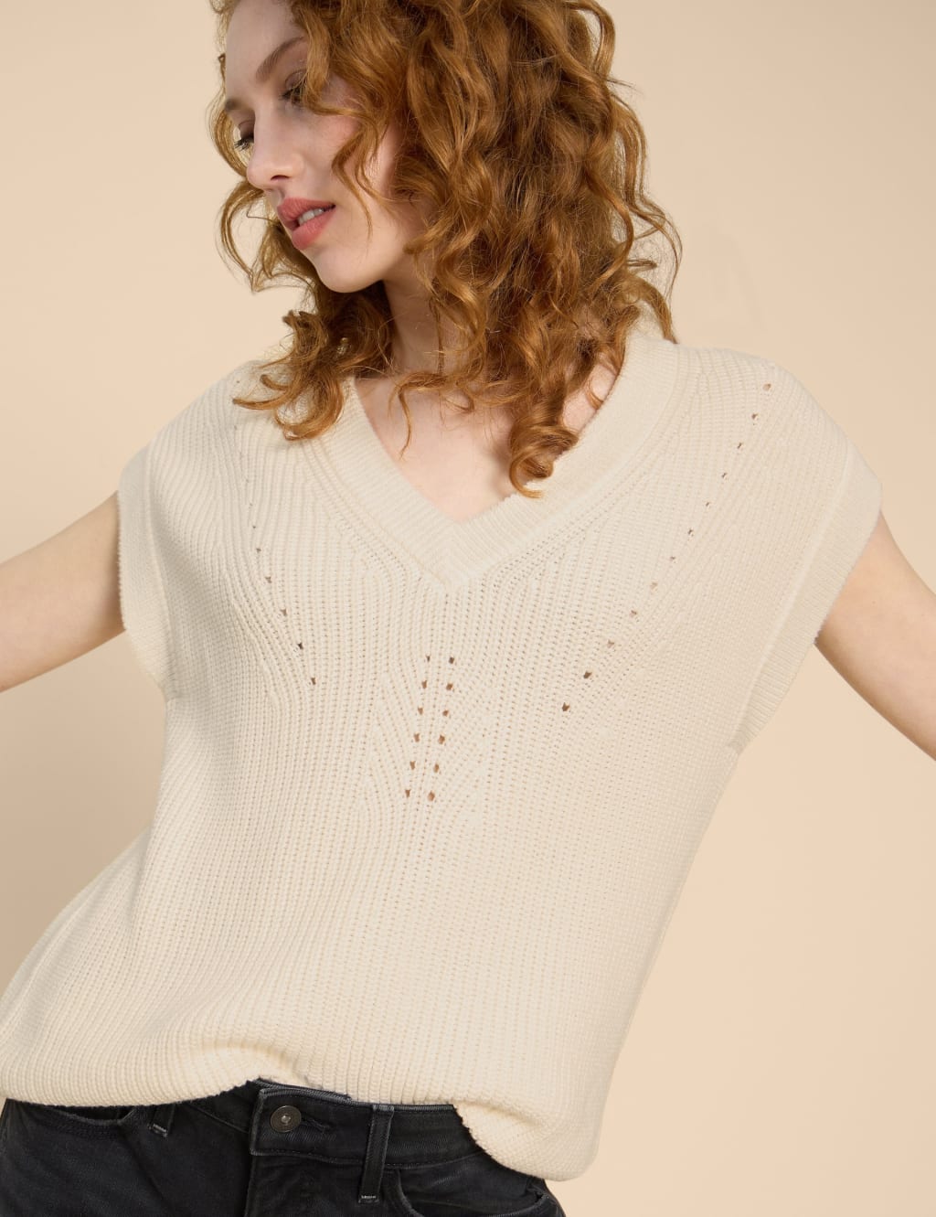 Pure Cotton Knitted Vest | White Stuff | M&S