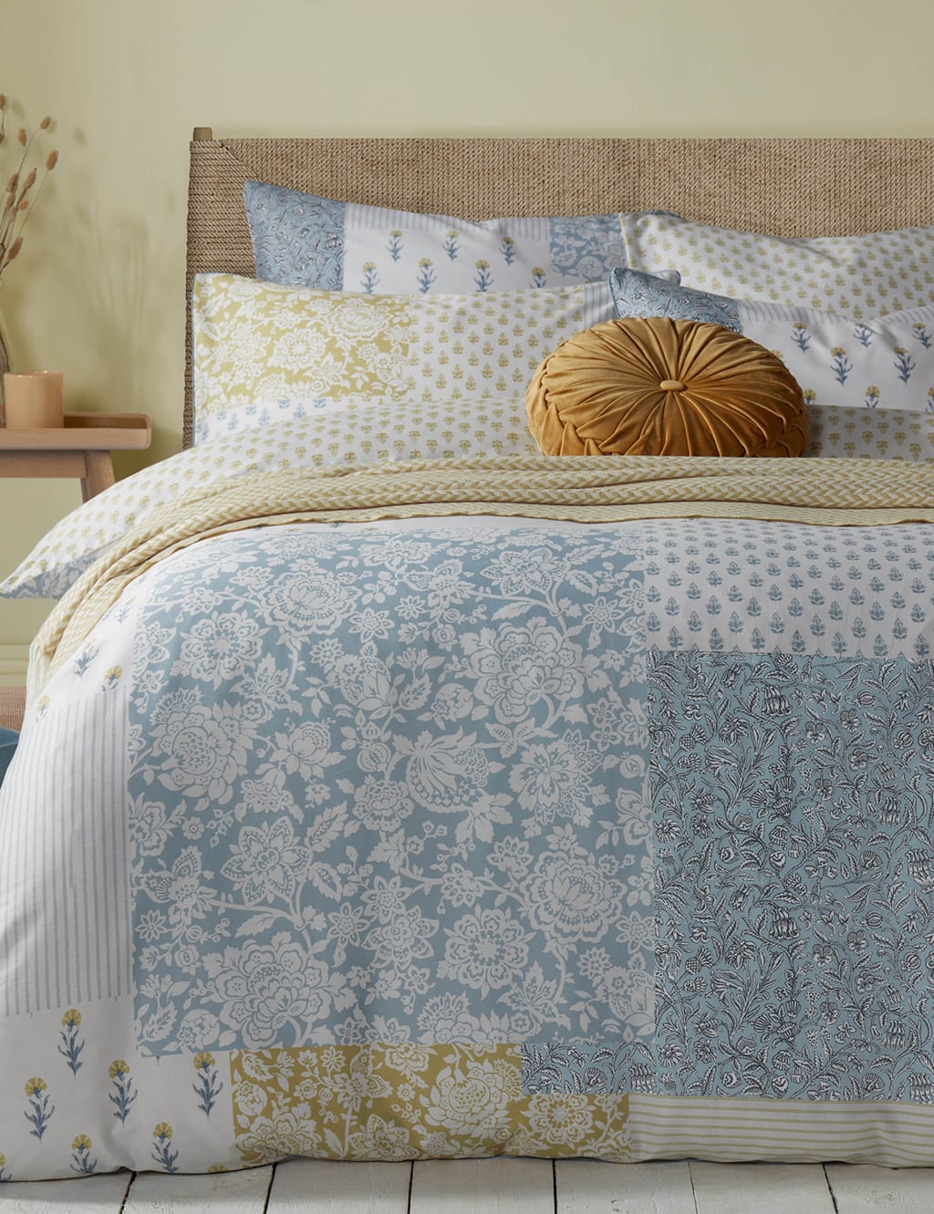 Pure Cotton Laurissa Patchwork Bedding Set | Laura Ashley | M&S