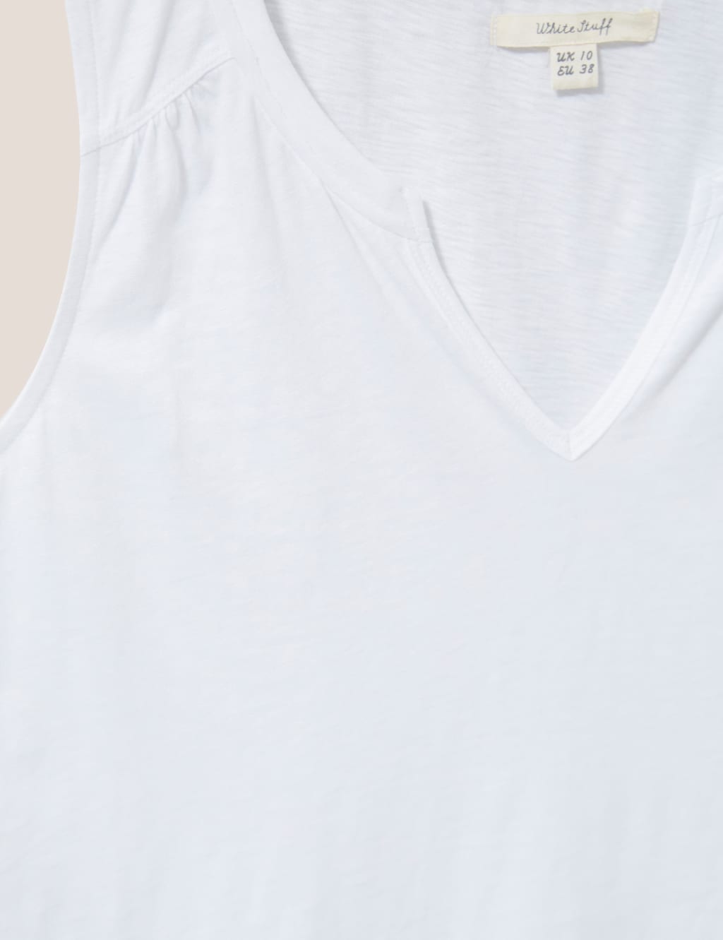 Pure Cotton Notch Neck Vest Top | White Stuff | M&S