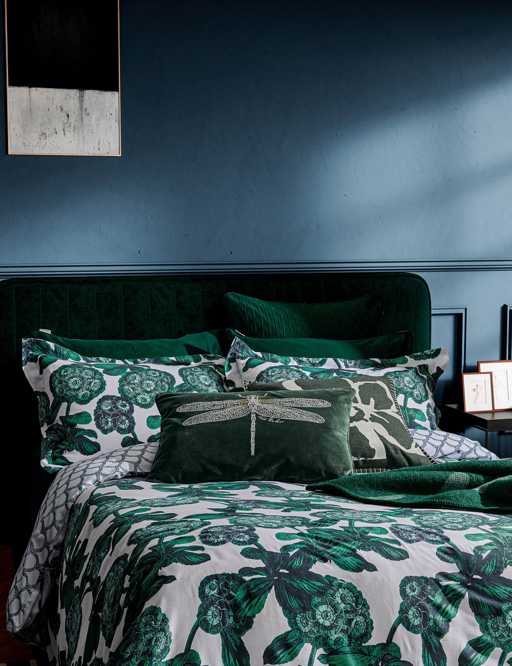 Pure Cotton Ombre Hydrangea Bedding Set | Ted Baker | M&S