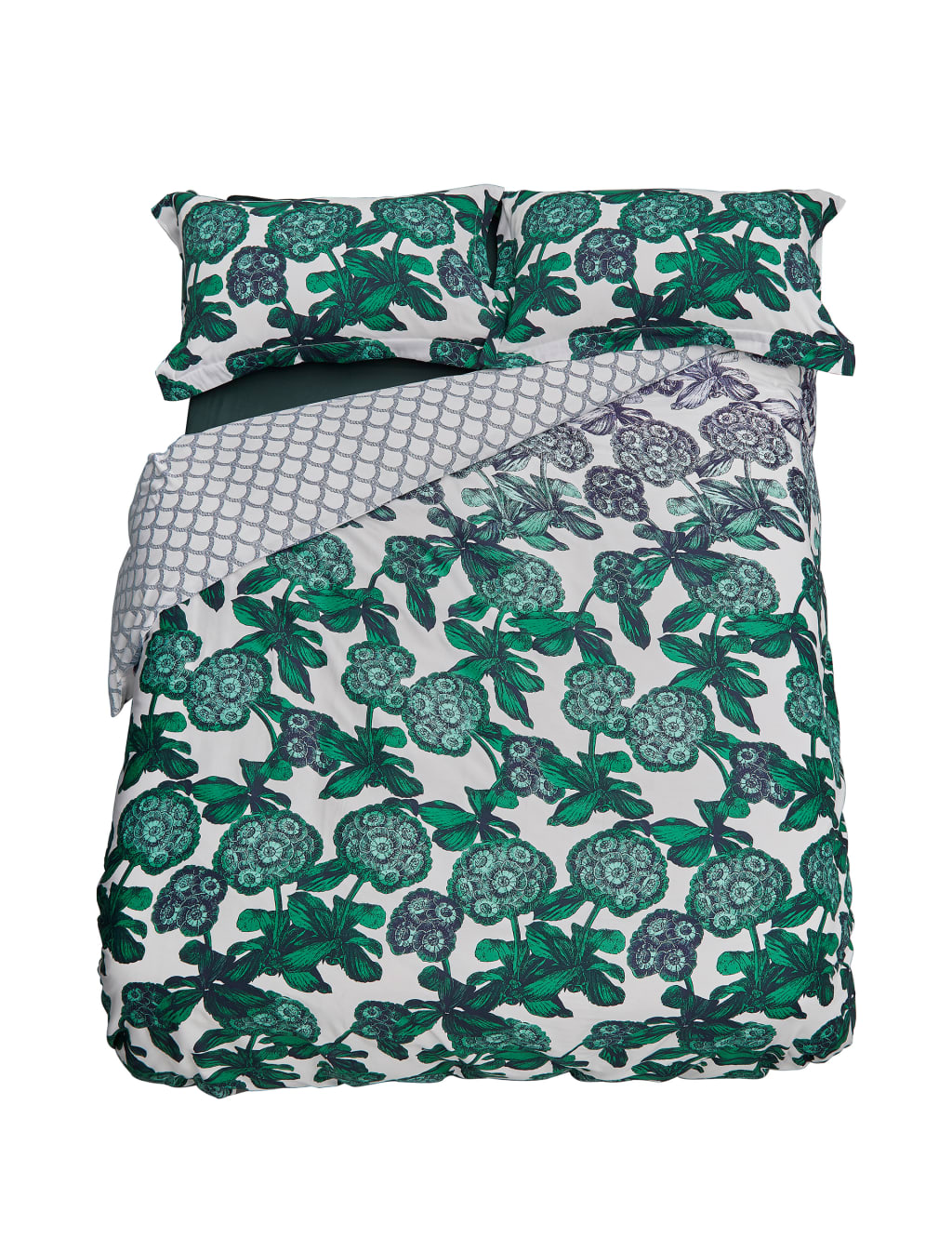 Pure Cotton Ombre Hydrangea Bedding Set | Ted Baker | M&S