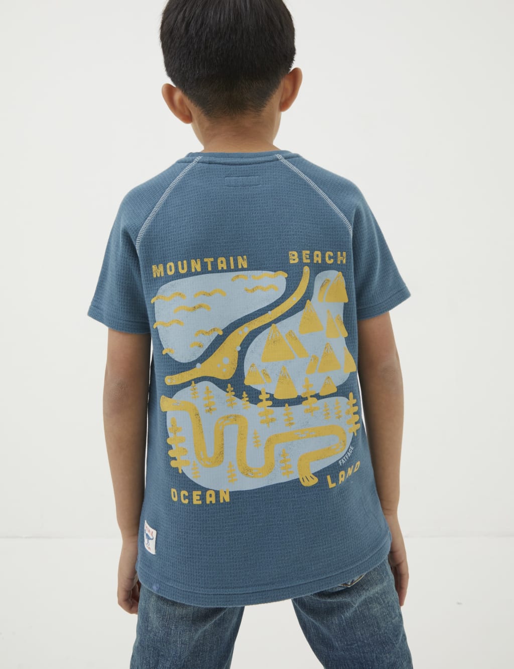 Pure Cotton Patterned T-Shirt (3-13 Yrs) | FatFace | M&S