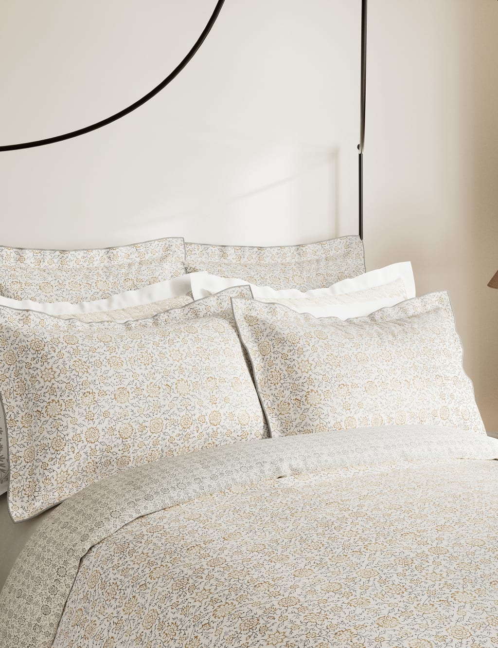 Pure Cotton Percale Kerala Duvet Cover | V&A | M&S