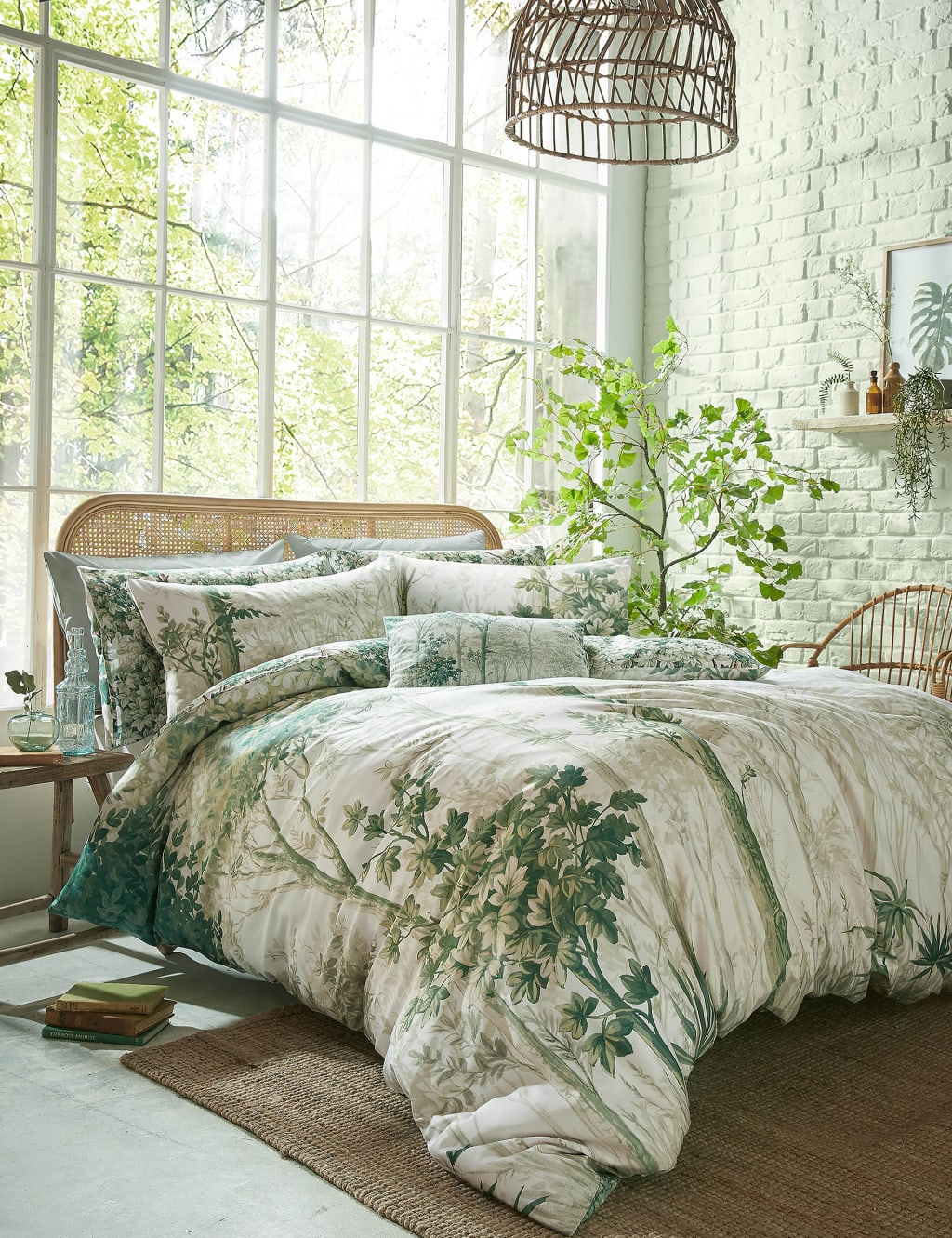 Pure Cotton Sateen Coppice Forest Bedding Set | Graham & Brown | M&S