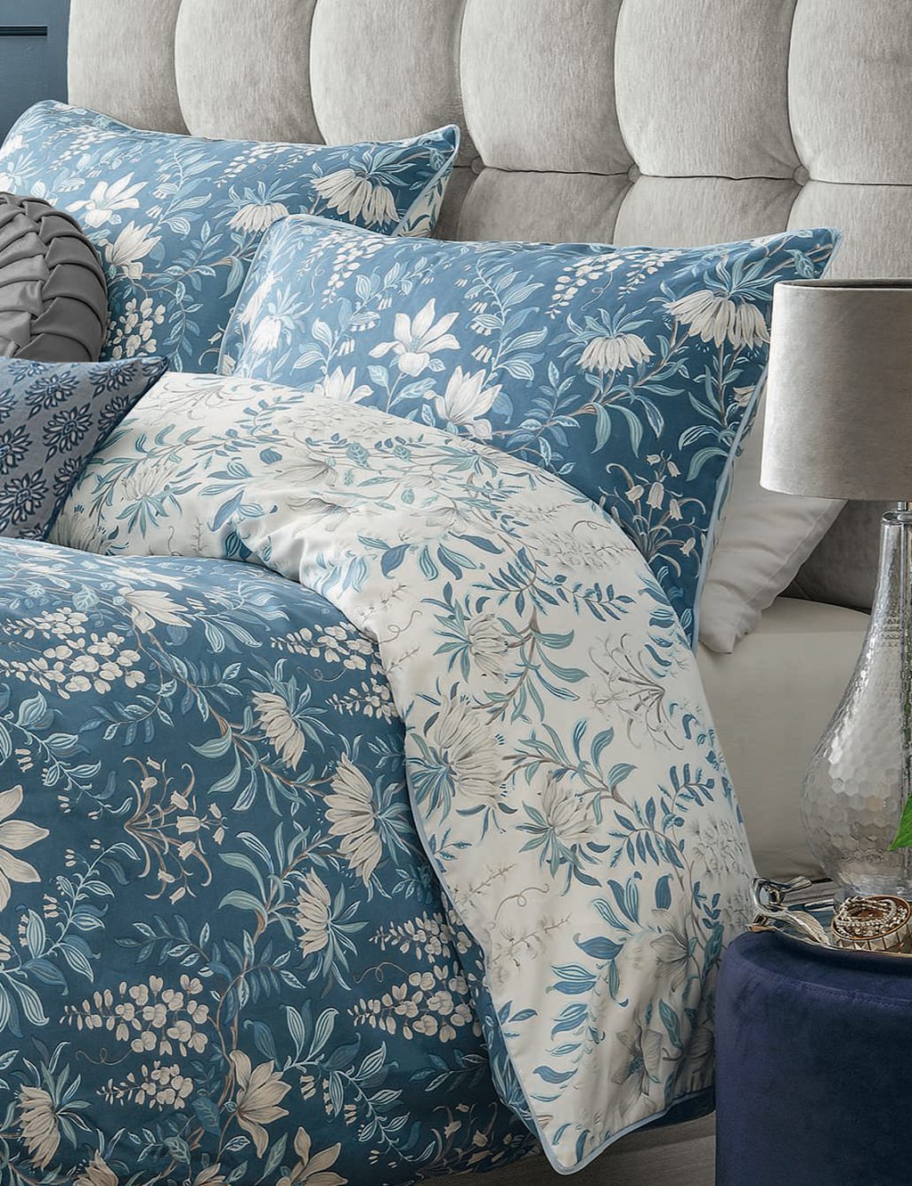 Pure Cotton Sateen Parterre Bedding Set | Laura Ashley | M&S