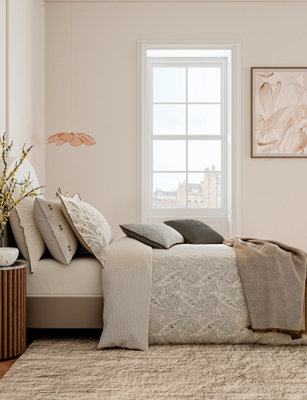 Pure Cotton Sateen Umma Bedding Set | Bedeck of Belfast | M&S