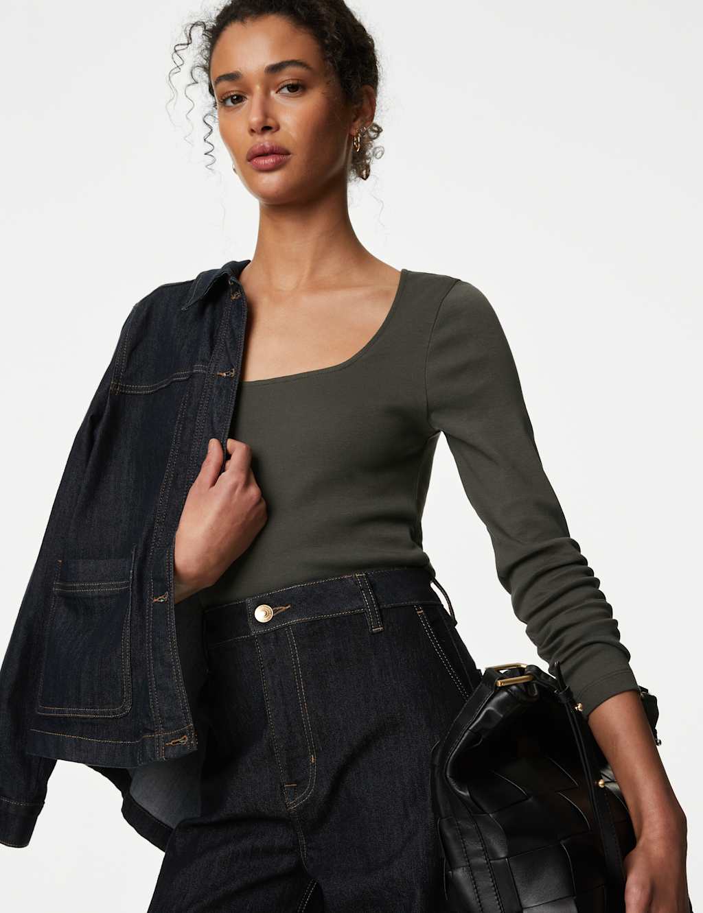 Pure Cotton Slim Fit Top | M&S Collection | M&S