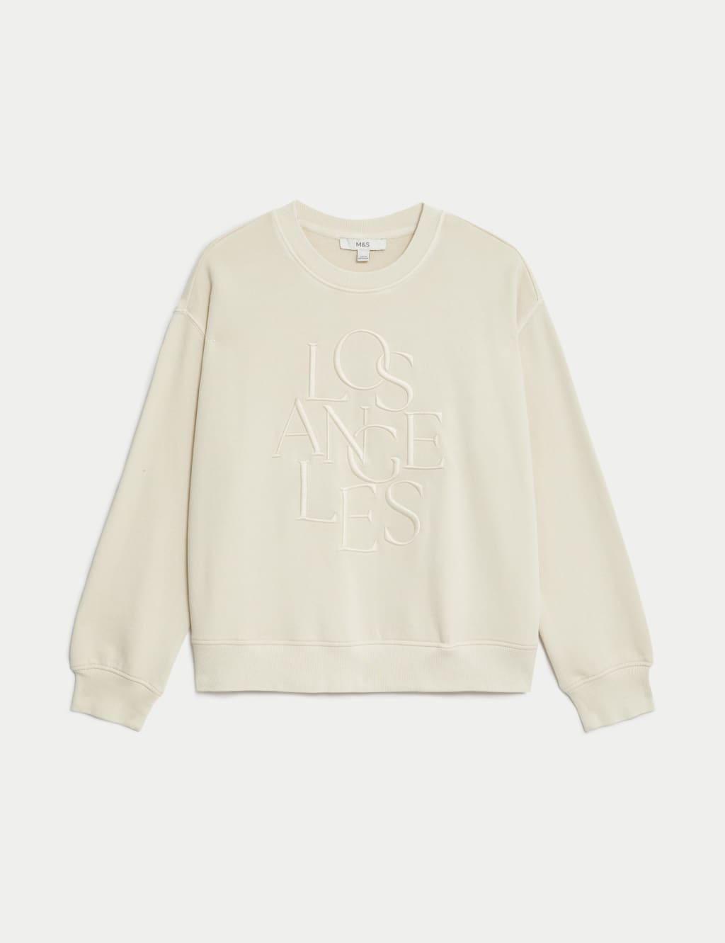 Pure Cotton Slogan Sweatshirt | M&S Collection | M&S