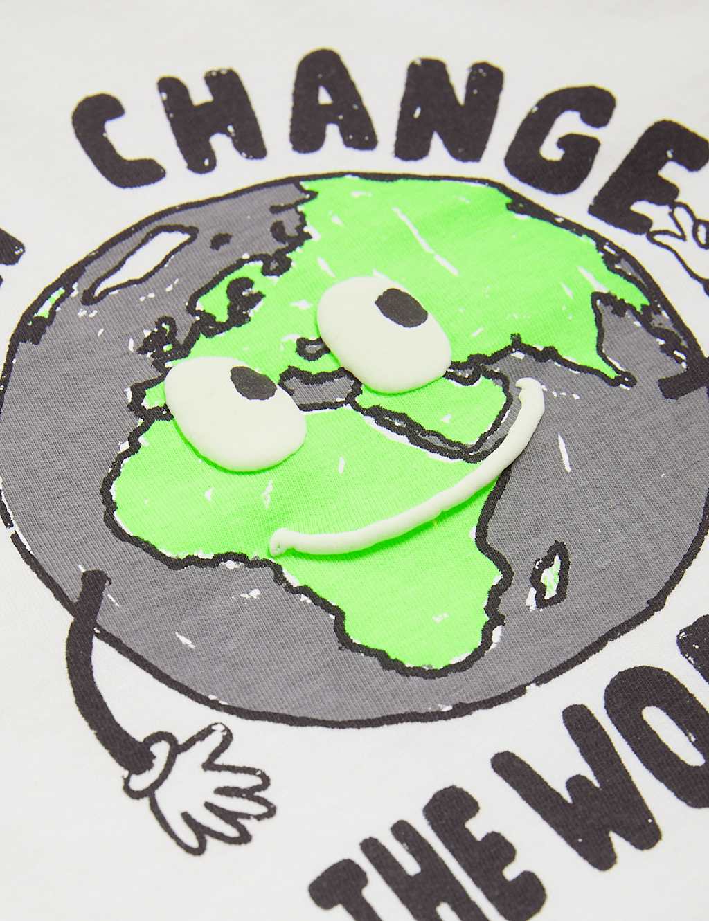 Pure Cotton Slogan T-Shirt (2-7 Yrs) | M&S