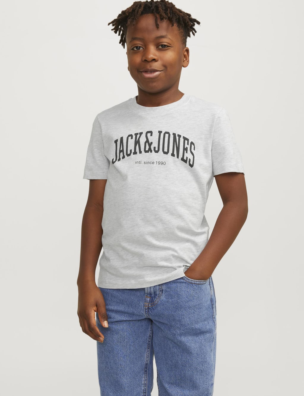 Pure Cotton Slogan T-Shirt (8-16 Yrs) | JACK & JONES JUNIOR | M&S