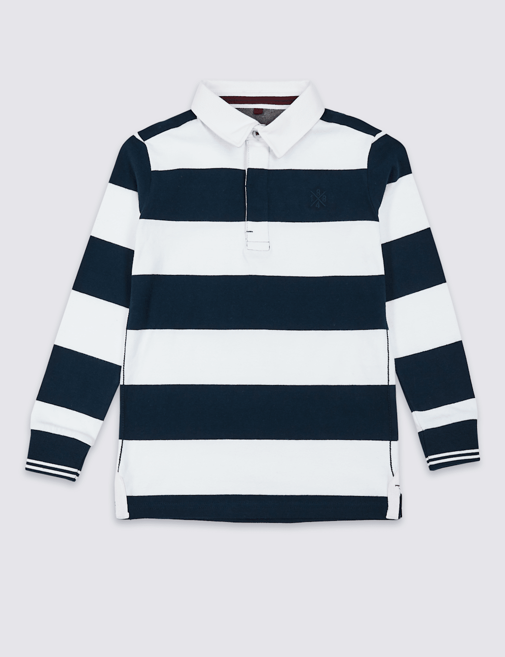 Pure Cotton Striped Rugby Top (3-16 Years) | M&S