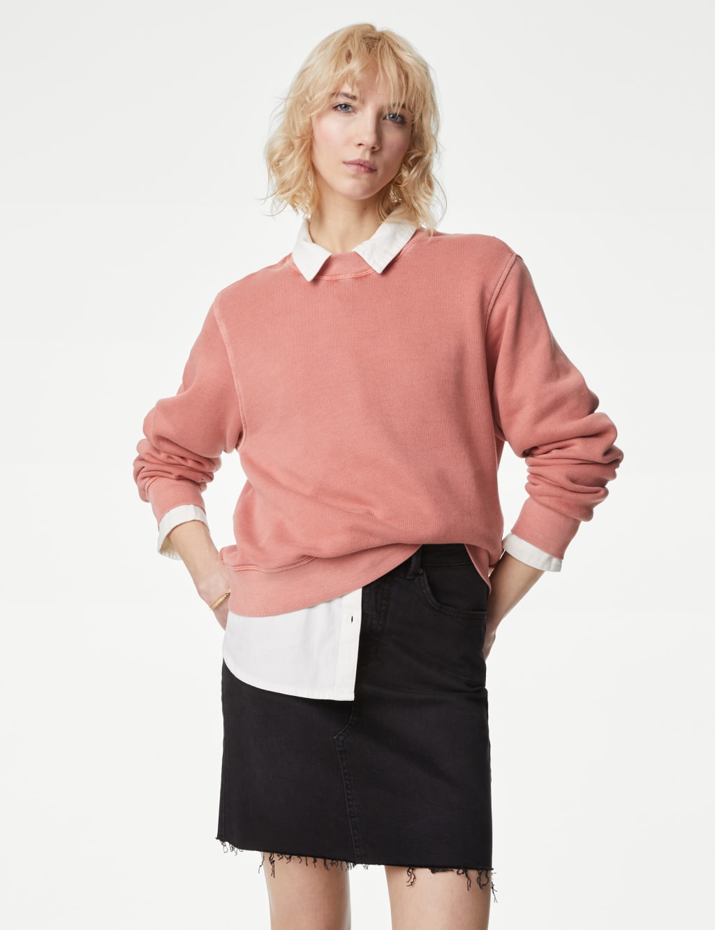 Pure Cotton Sweatshirt | Per Una | M&S