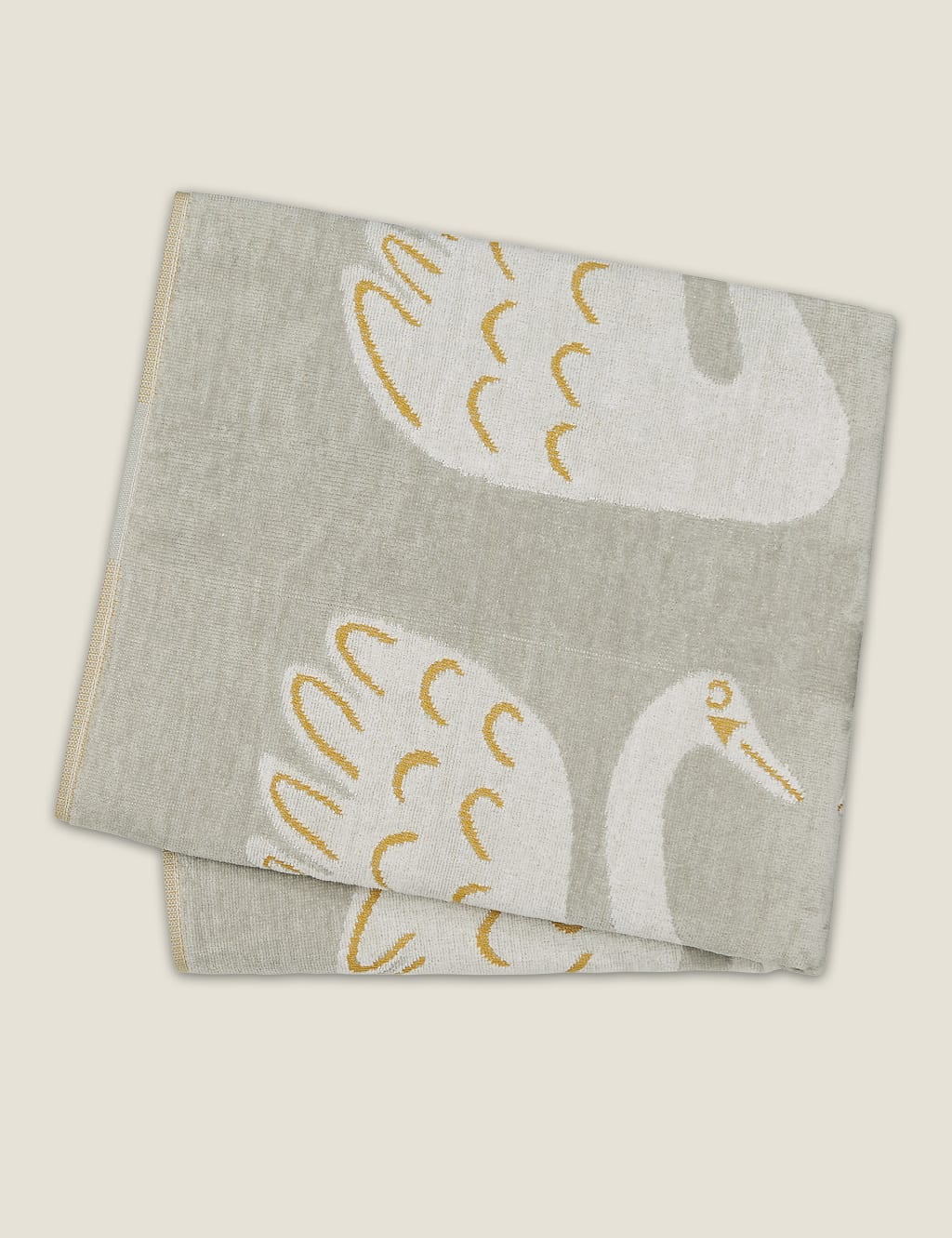 Pure Cotton Swim Swam Swan Towel | Scion | M&S