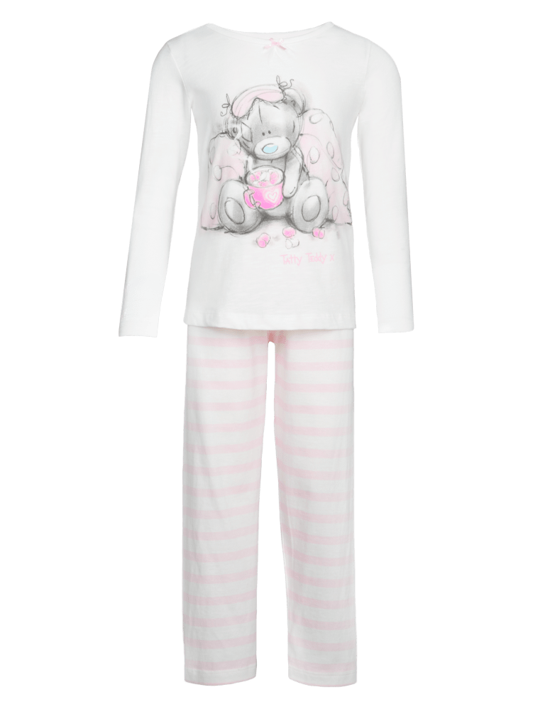 Pure Cotton Tatty Teddy Pyjamas | M&S