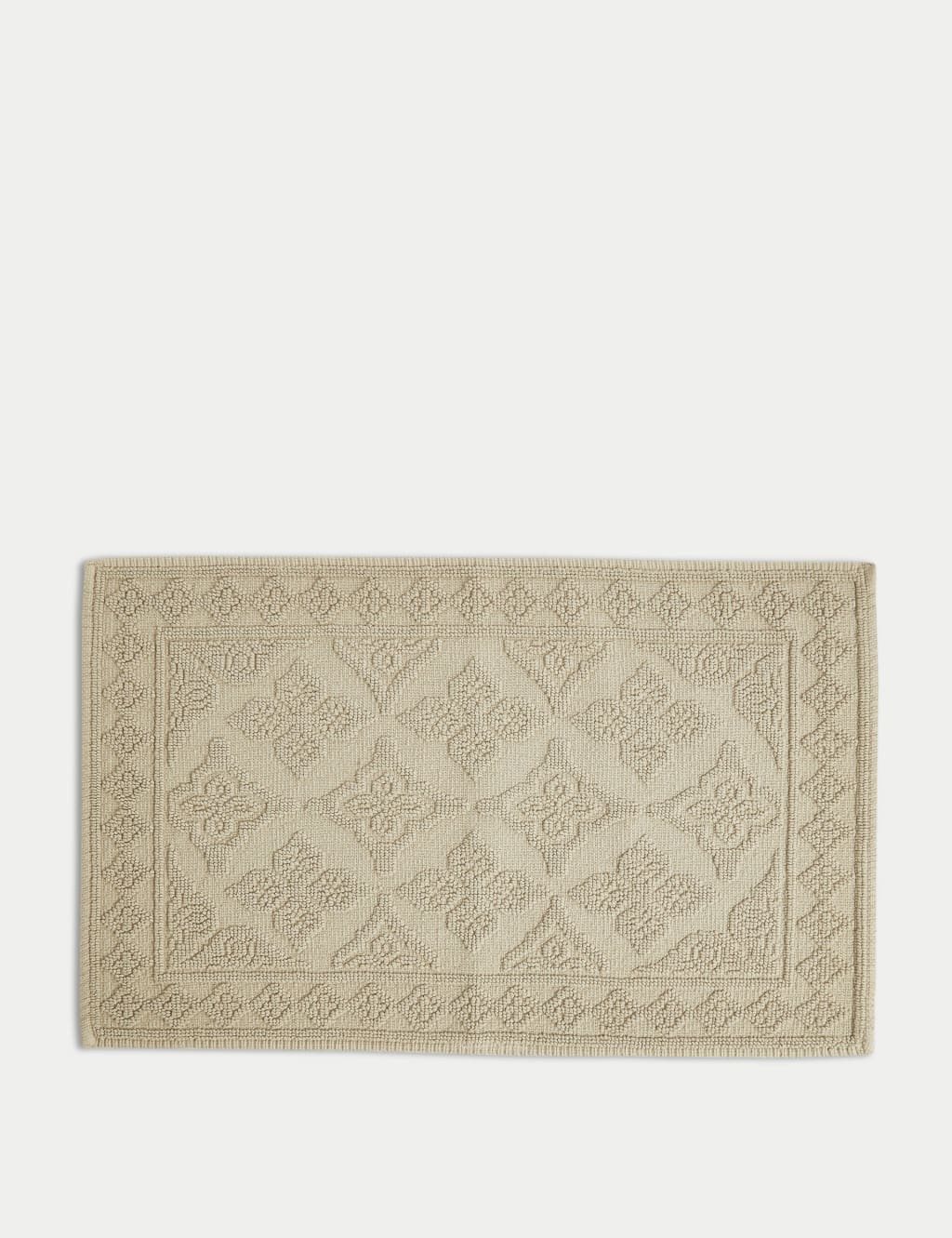 Pure Cotton Textured Bath Mat | M&S X Fired Earth | M&S