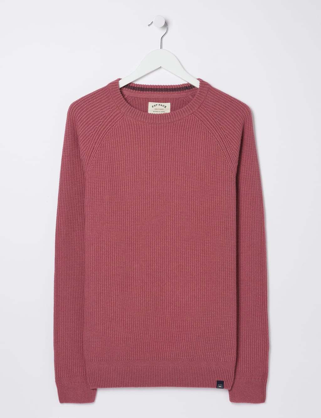 Pure Cotton Textured Crew Neck Jumper | FatFace | M&S