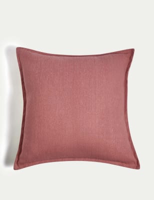 Pure Cotton Textured Cushion | M&S Collection | M&S