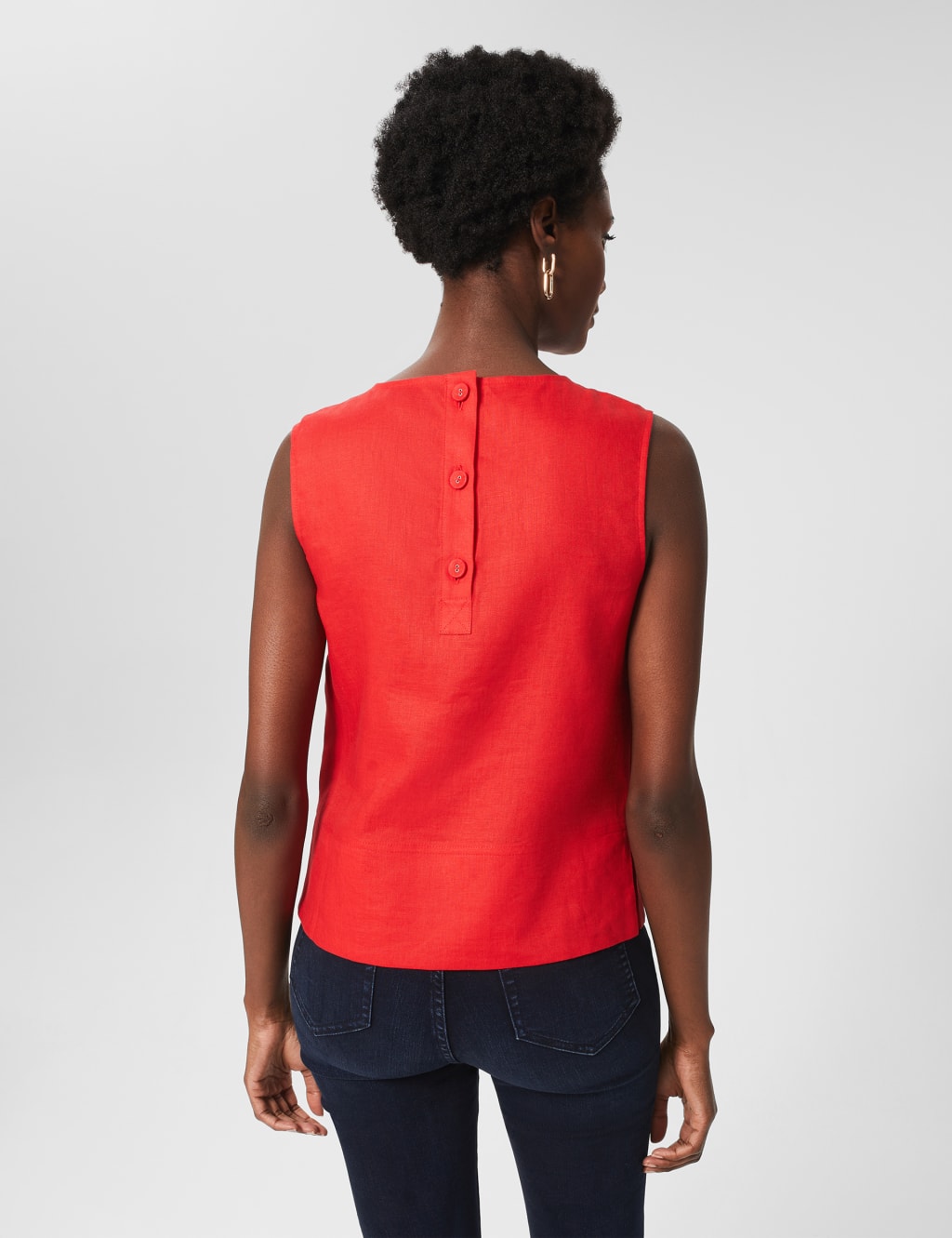 Pure Linen Shell Top | HOBBS | M&S