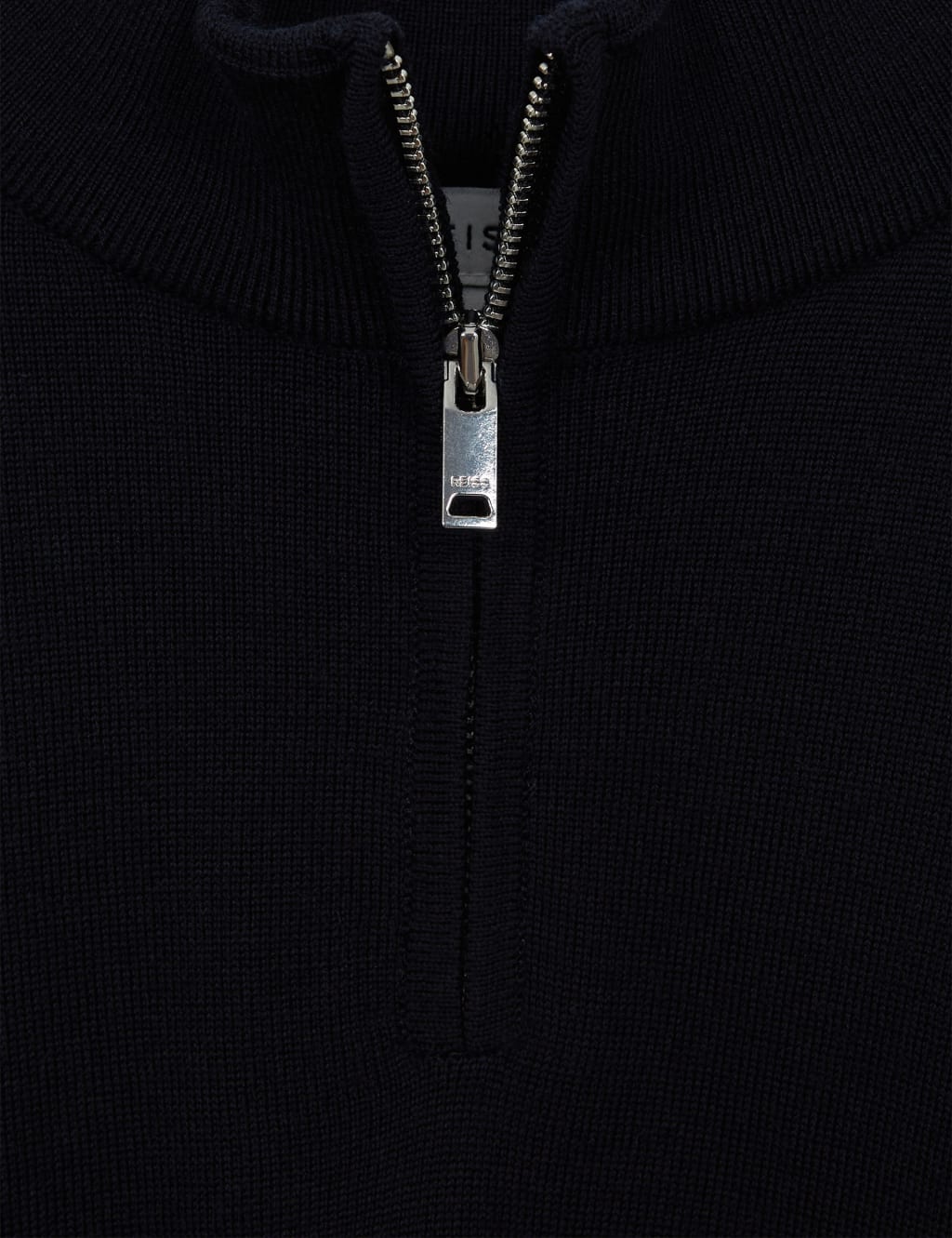 Pure Merino Wool Knitted Half Zip Jumper (3-14 Yrs) | Reiss | M&S