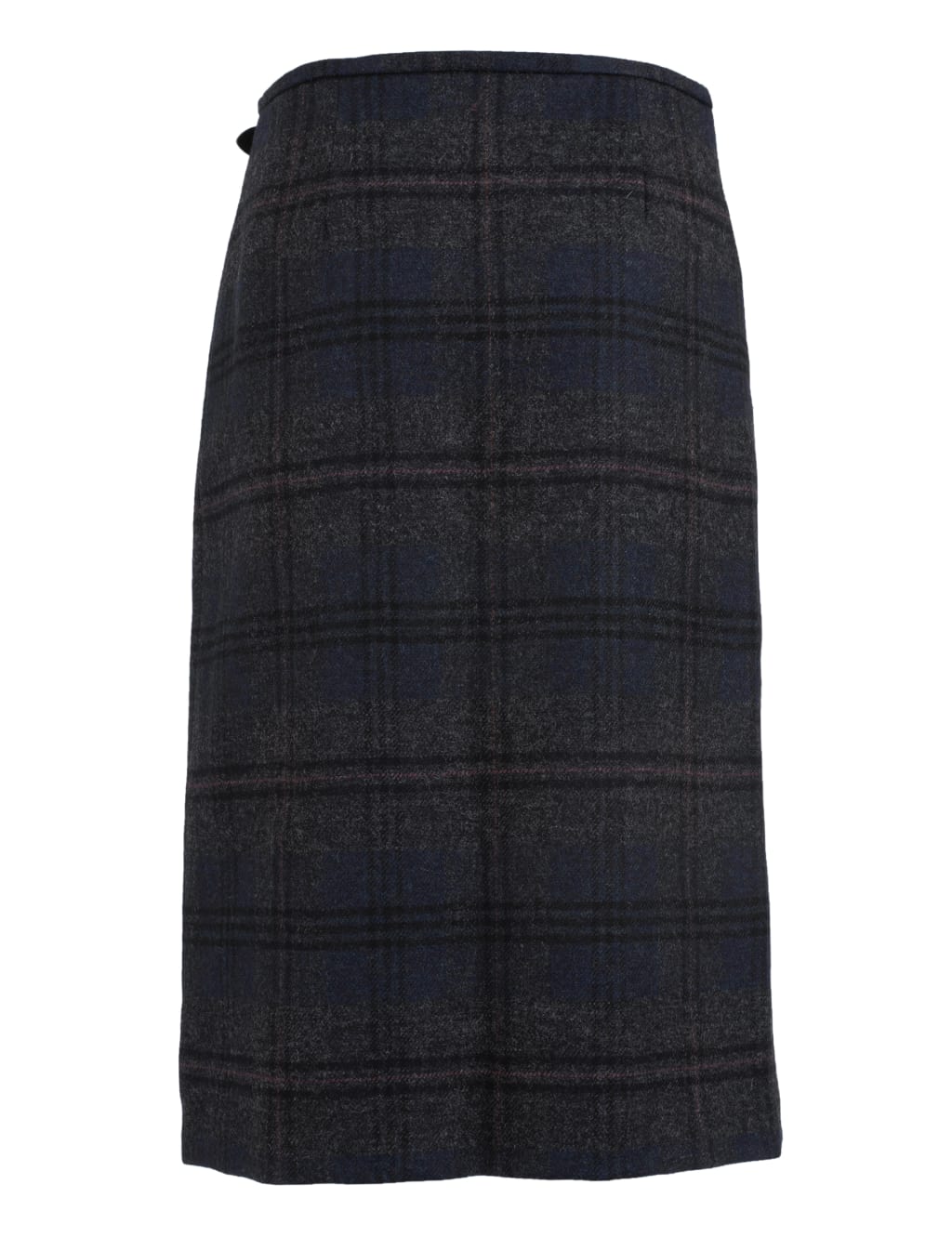 Pure Wool Checked Midi Pencil Skirt | Celtic & Co. | M&S