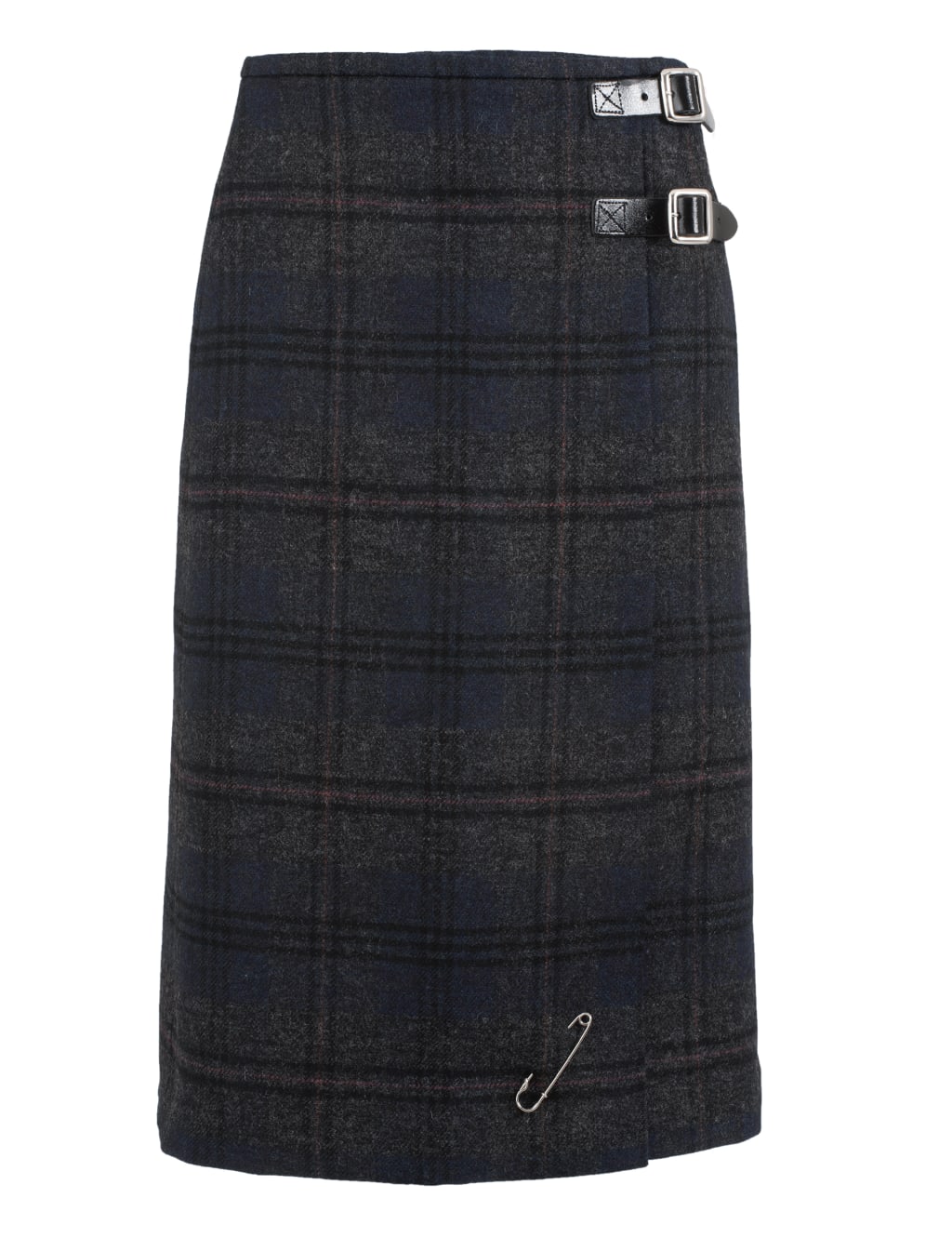 Pure Wool Checked Midi Pencil Skirt | Celtic & Co. | M&S