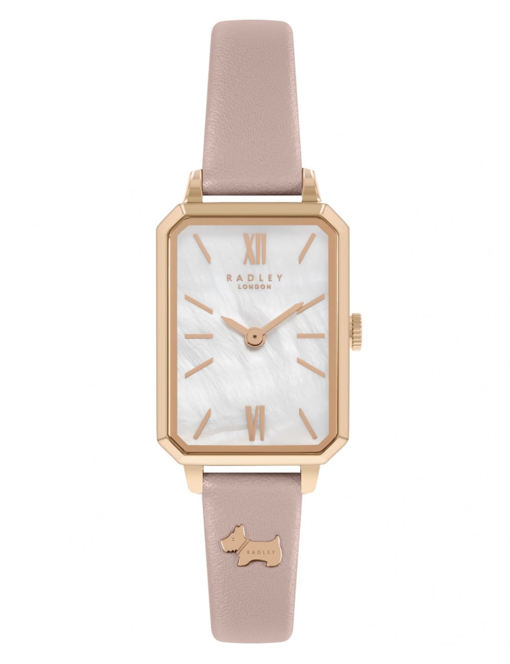 Radley Pink Leather Scottie Dog Quartz Watch | Radley | M&S