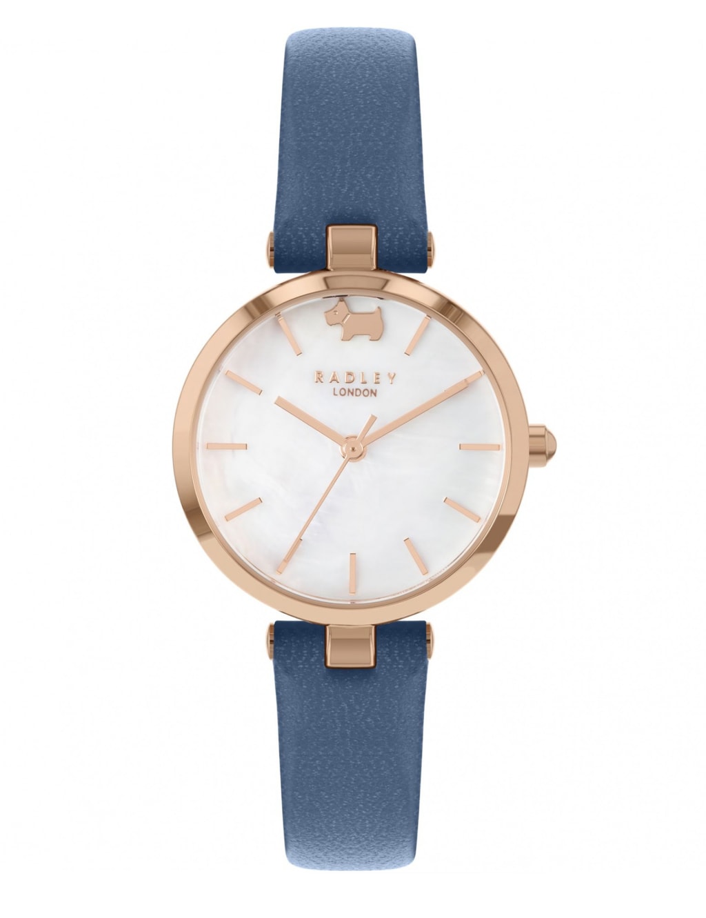 Radley Scottie Dog Blue Leather Watch | Radley | M&S