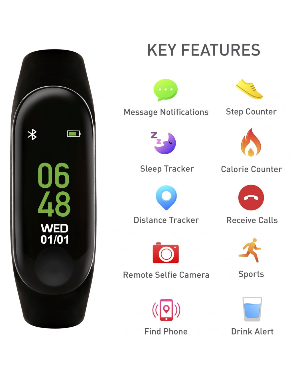 Reflex Active Fitness Smartwatch | Reflex Active | M&S
