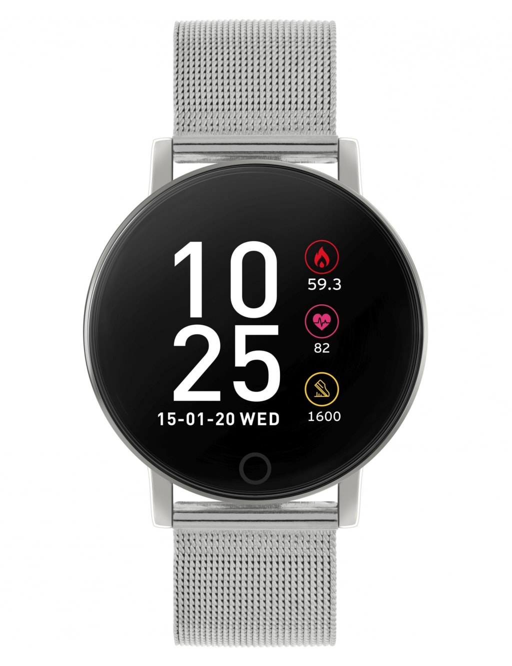 Reflex Active Fitness Stainless Steel Smartwatch | Reflex Active | M&S