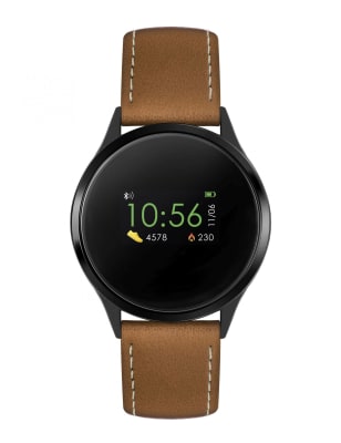 Reflex Active Series 4 Brown Leather Smartwatch | Reflex Active | M&S