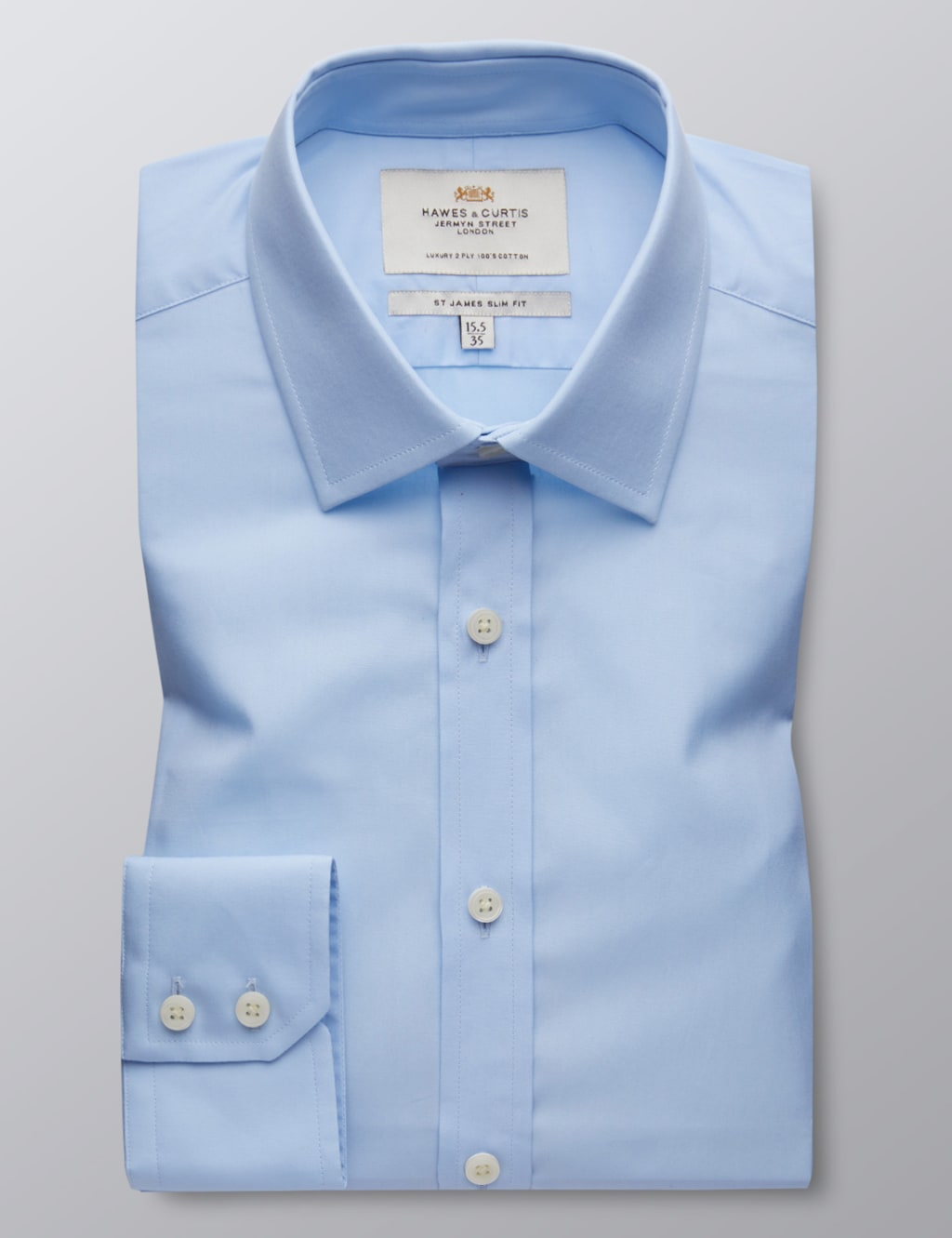 Regular Fit Easy Iron Pure Cotton Shirt | Hawes and Curtis | M&S