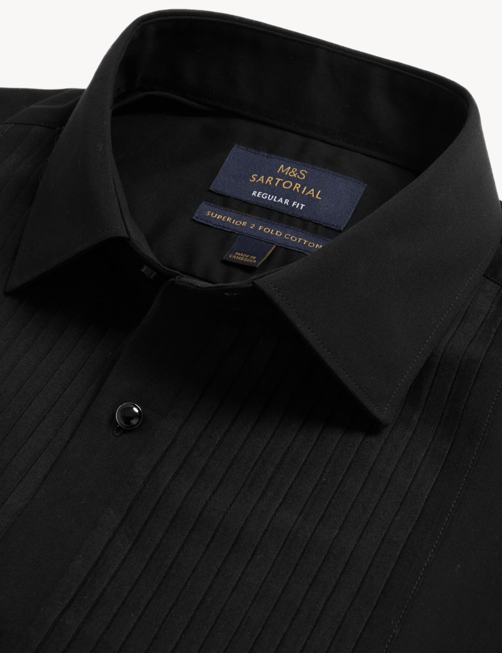 Regular Fit Pure Cotton Dinner Shirt | M&S SARTORIAL | M&S