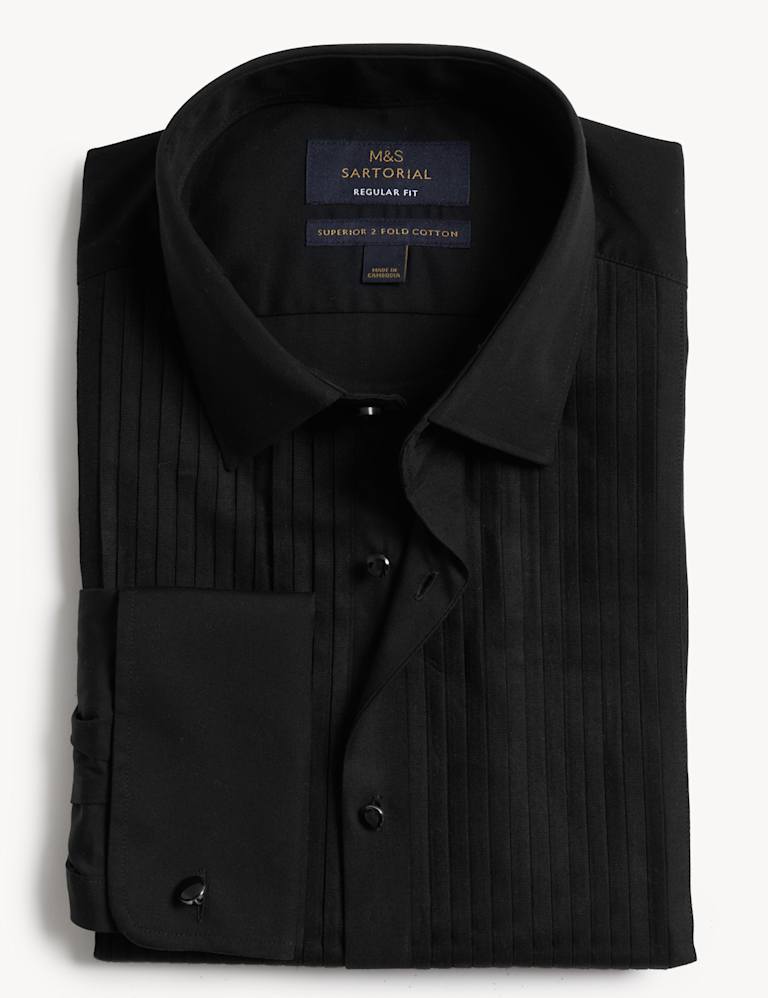 Regular Fit Pure Cotton Dinner Shirt | M&S SARTORIAL | M&S