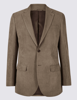 Regular Fit Textured Jacket | M&S Collection | M&S