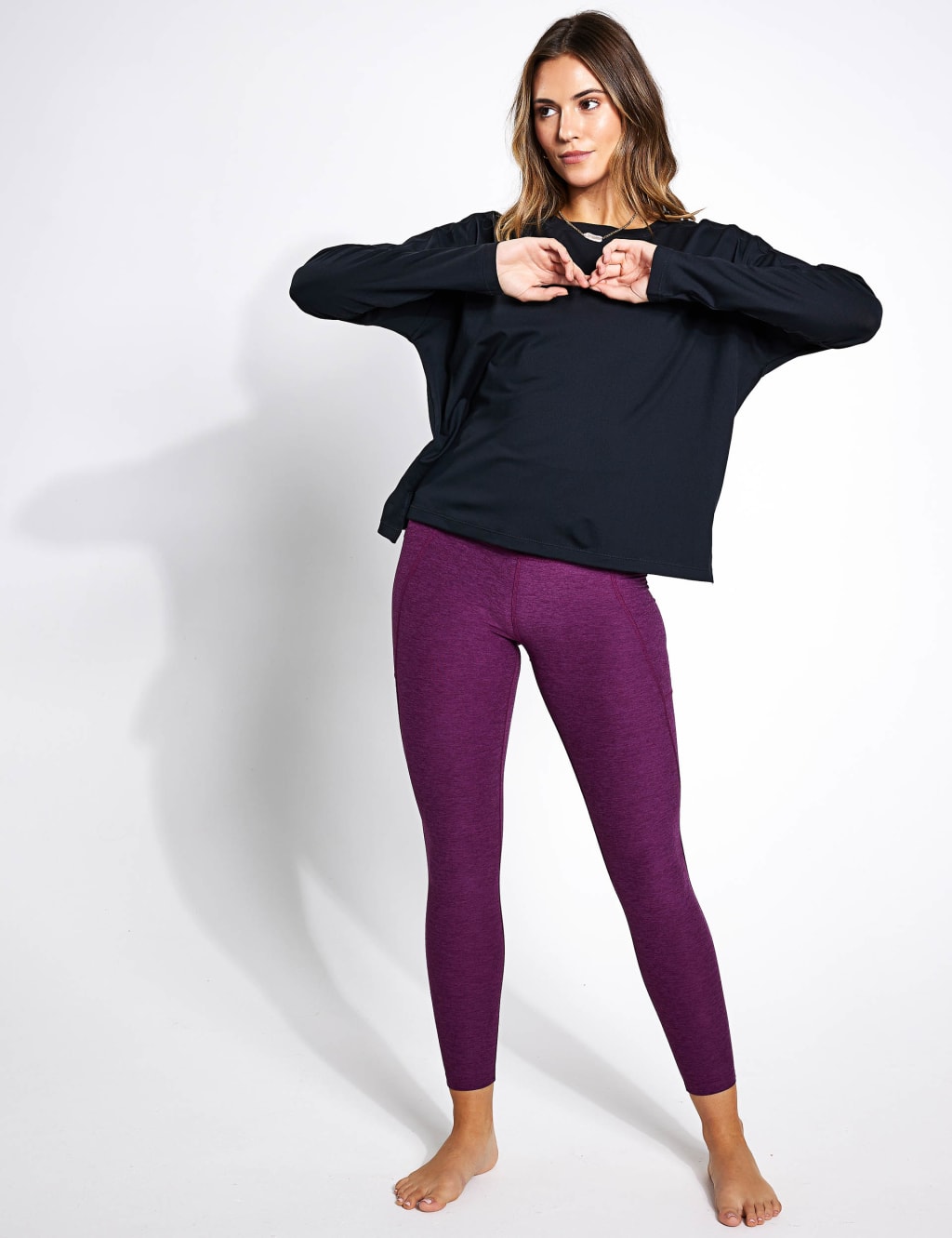 Reset Crew Neck Relaxed Top | Girlfriend Collective | M&S