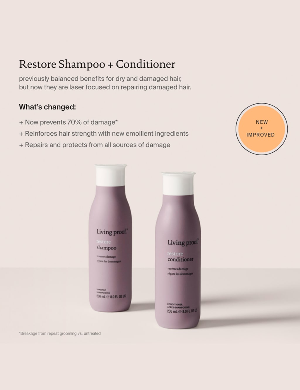 Restore Shampoo 236ml | Living proof.® | M&S