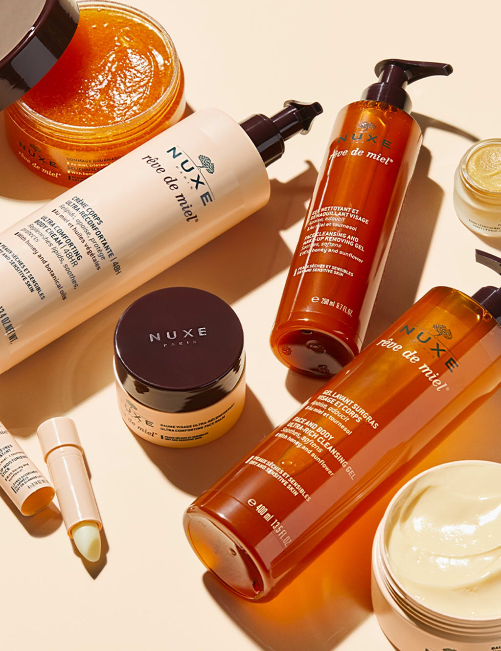 Reve de Miel Face & Body Ultra-Rich Cleansing Gel 400ml | NUXE | M&S