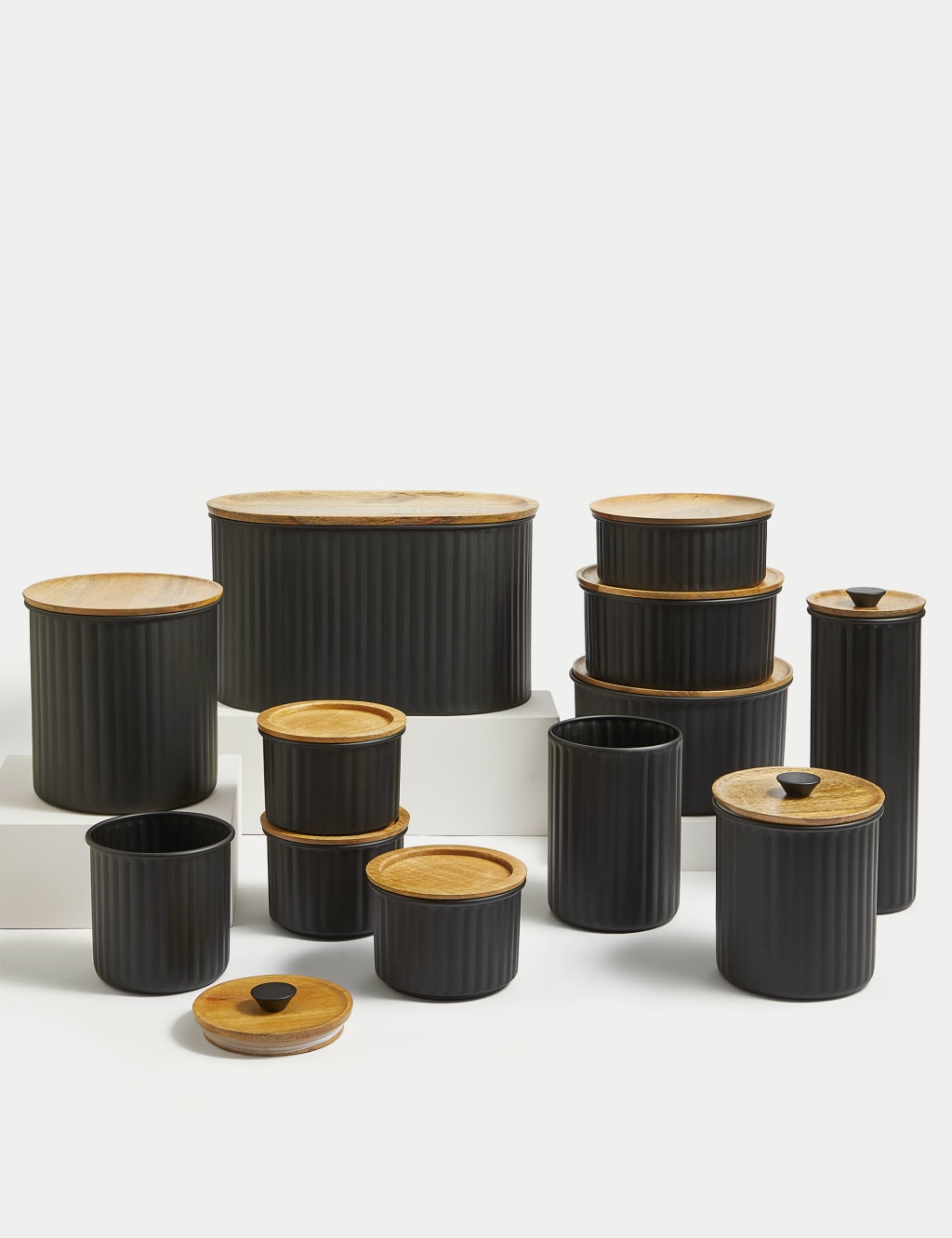 Ribbed Bread Bin | M&S Collection | M&S