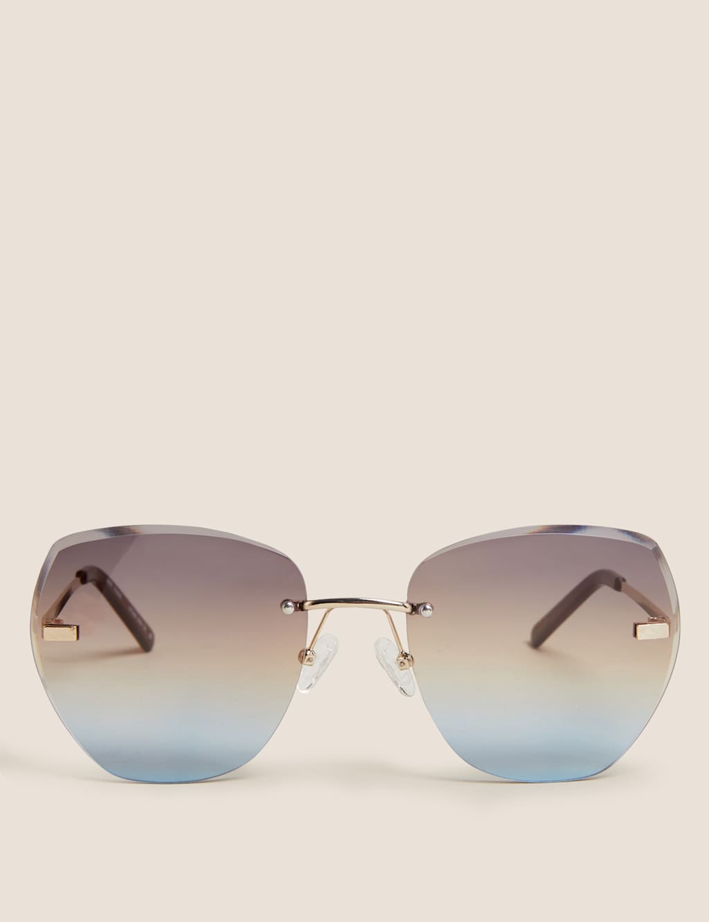 Rimless Square Sunglasses | M&S Collection | M&S