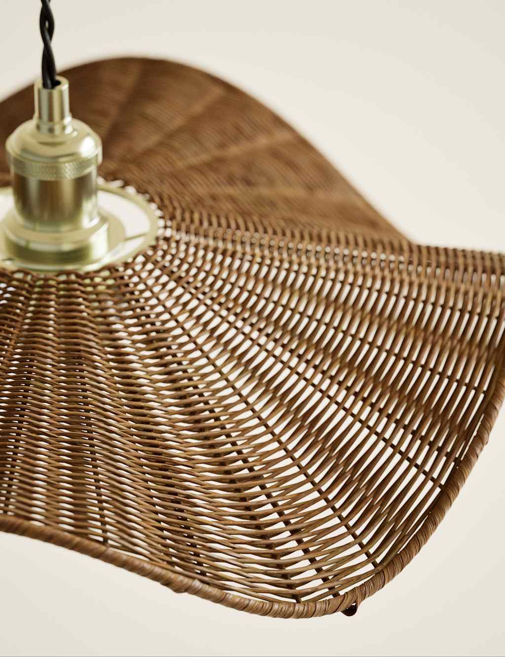 Rocco Rattan Easy Fit Ceiling Lamp Shade | M&S Collection | M&S