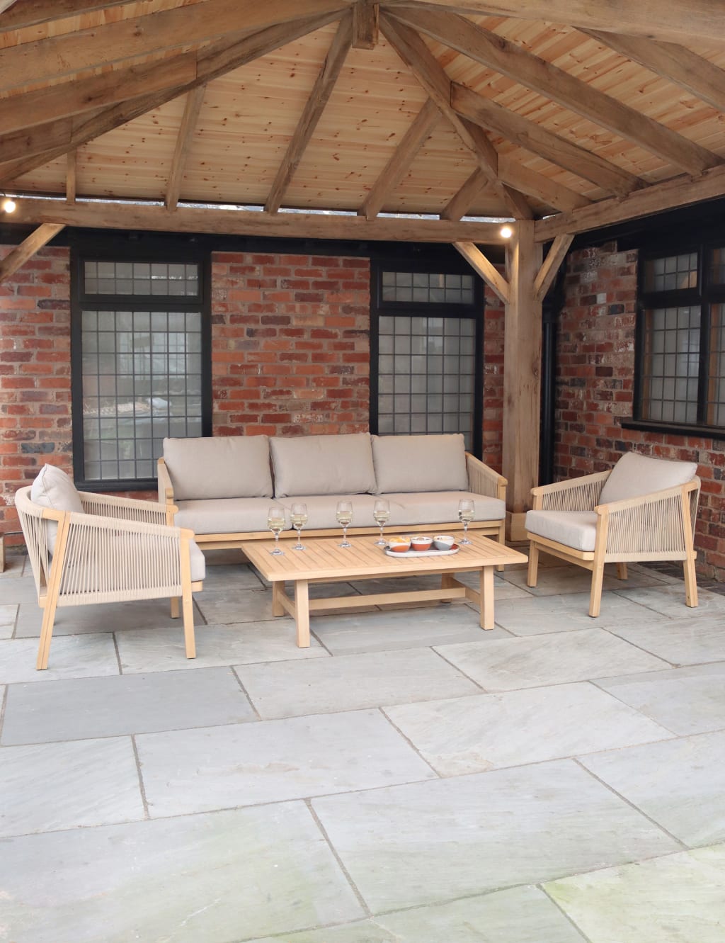 Roma 5 Seater Garden Sofa Set | Royalcraft | M&S