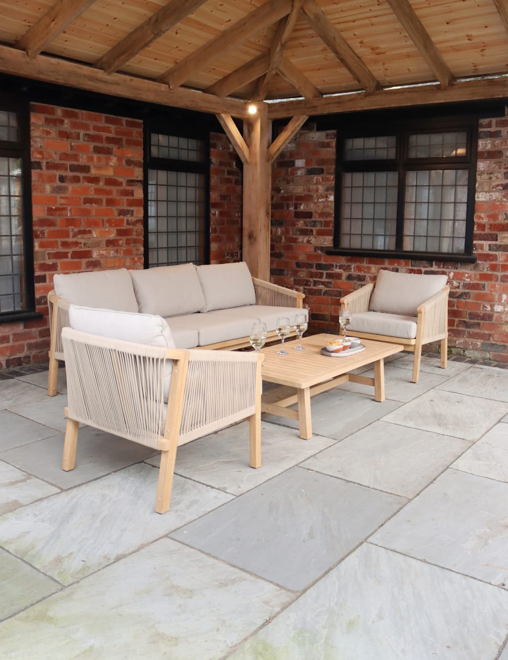 Roma 5 Seater Garden Sofa Set | Royalcraft | M&S
